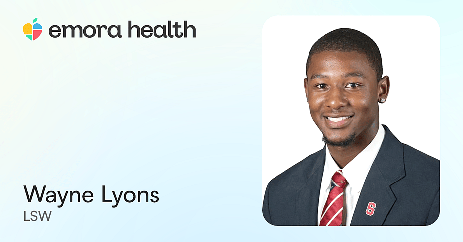 Wayne Lyons, LSW - Child & Family Therapist in Illinois | Emora Health ...